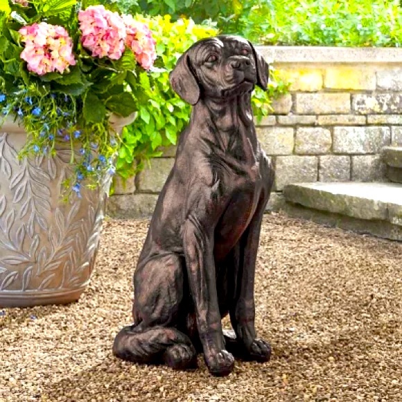 Accents | Sitting Labrador Dog Statue | Poshmark